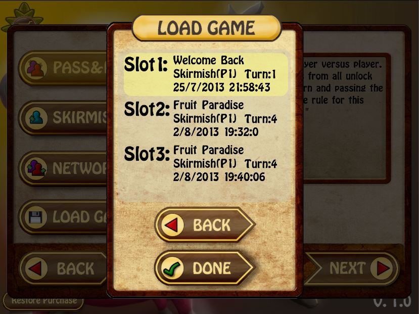 เพิ่มระบบ Save / Load game